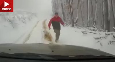 Dashcam Captures Driver Chasing After His Runaway SUV | Carscoops