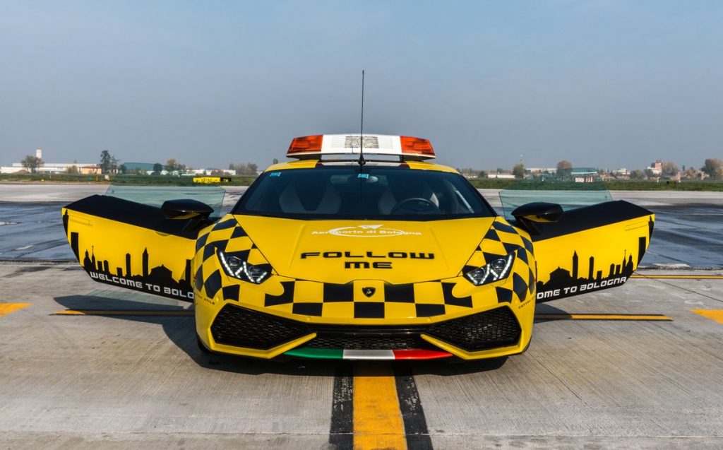 Lamborghini Huracan Becomes ‘Follow Me’ Vehicle At Bologna Airport ...