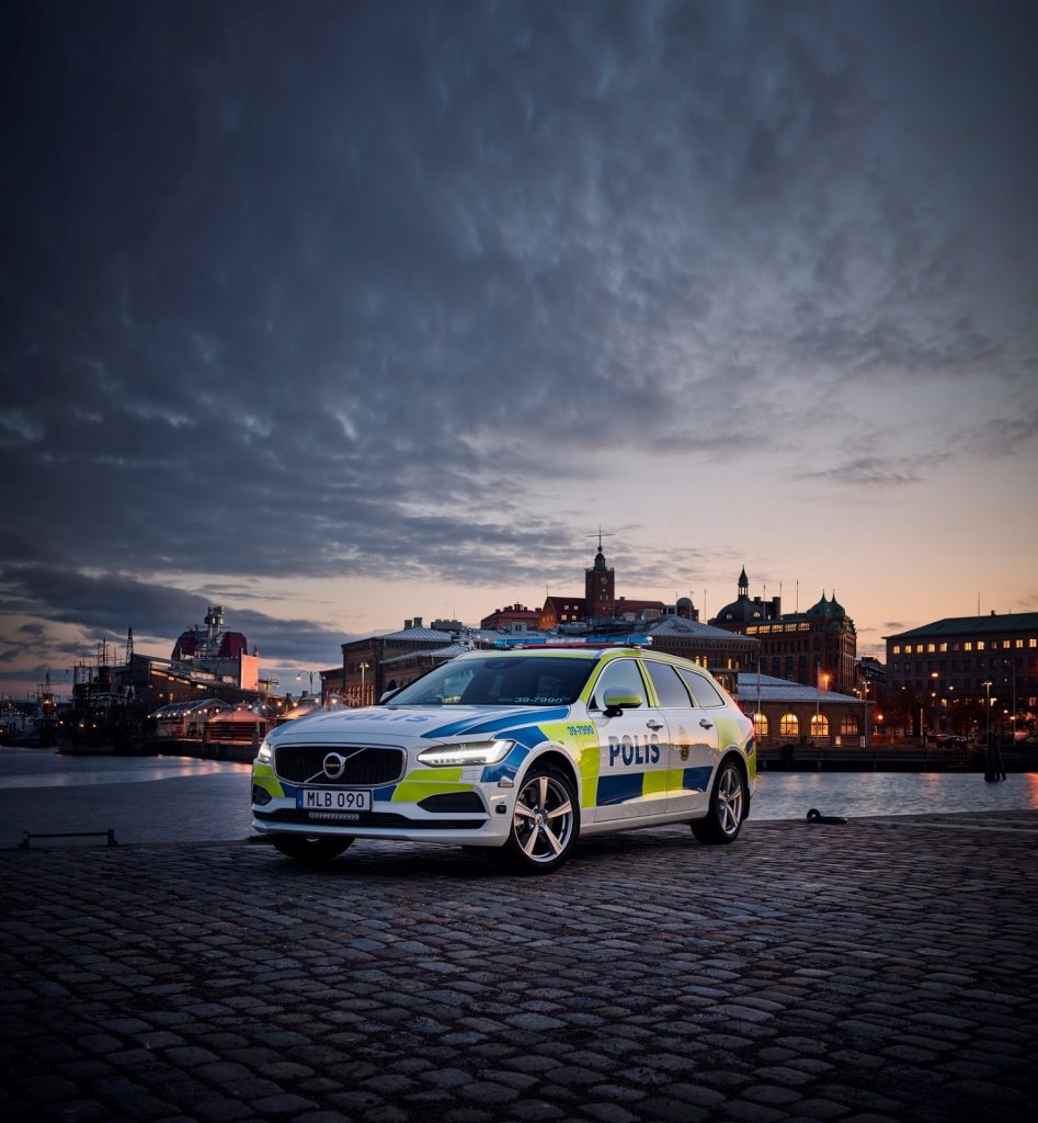 New Volvo V90 Reporting For Police Duty In Sweden | Carscoops