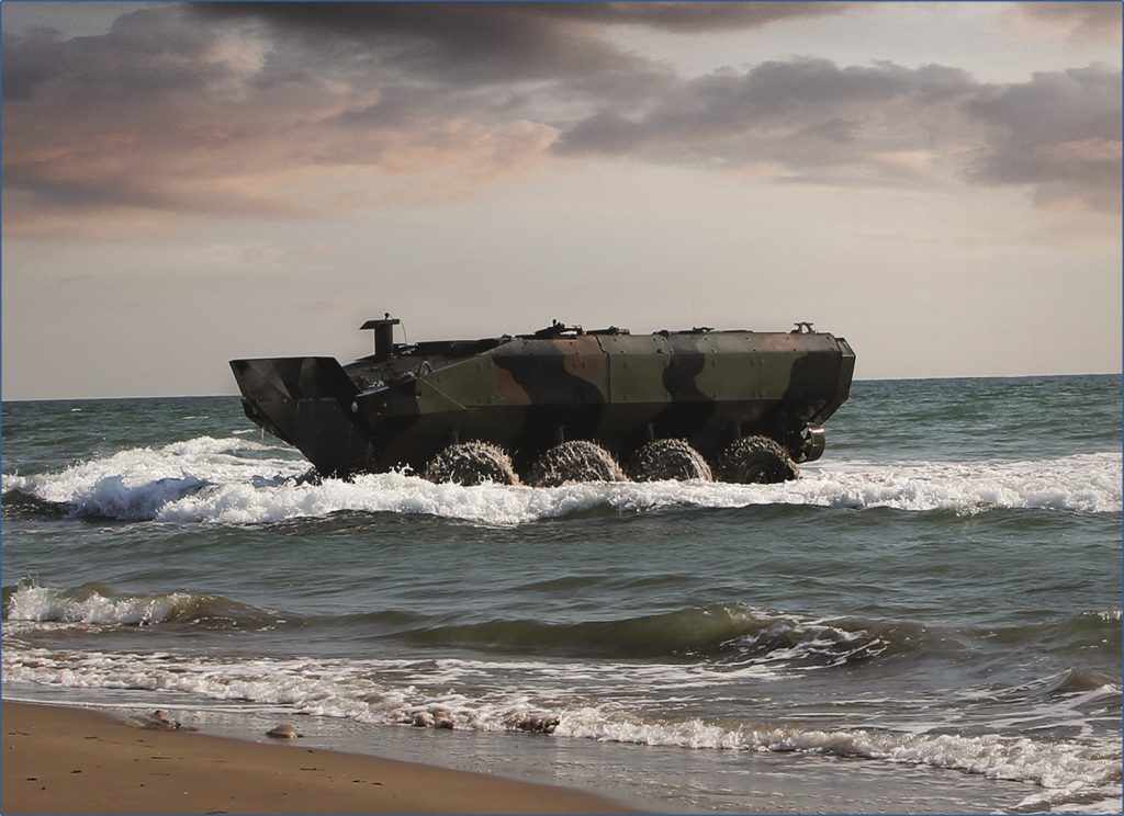 US Marine Corps Gets First BAE Systems Amphibious Combat Vehicle For ...