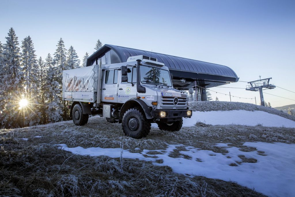 Mercedes-Benz Unimog U 4000 Signs Up For Mountain Rescue In The Black ...