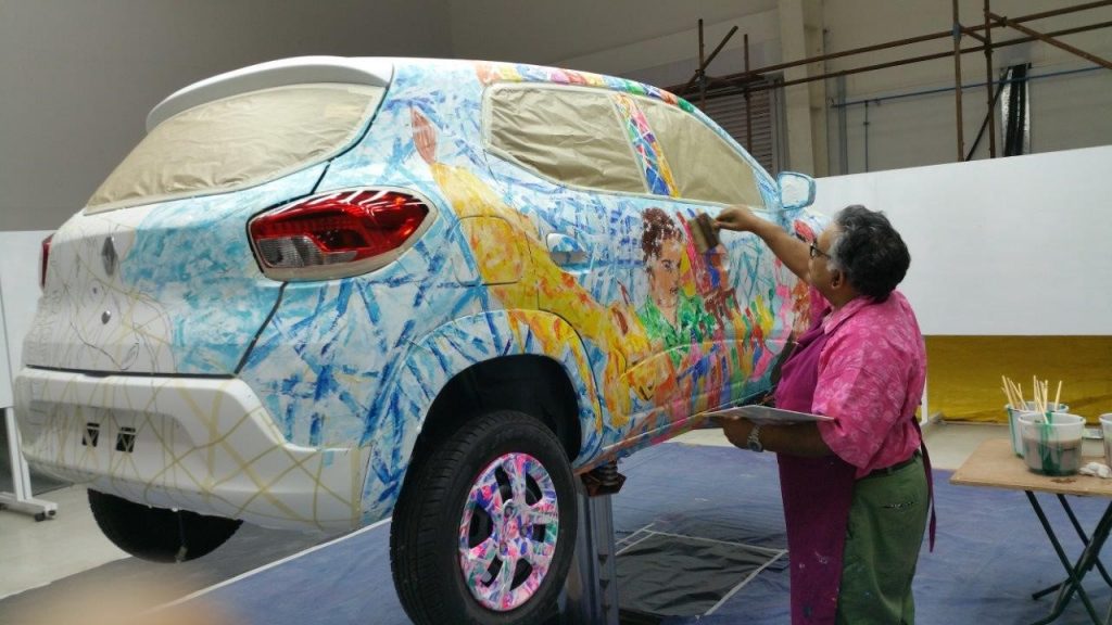 Renault Kwid Gets Turned Into Art Car, Goes On Display In France ...