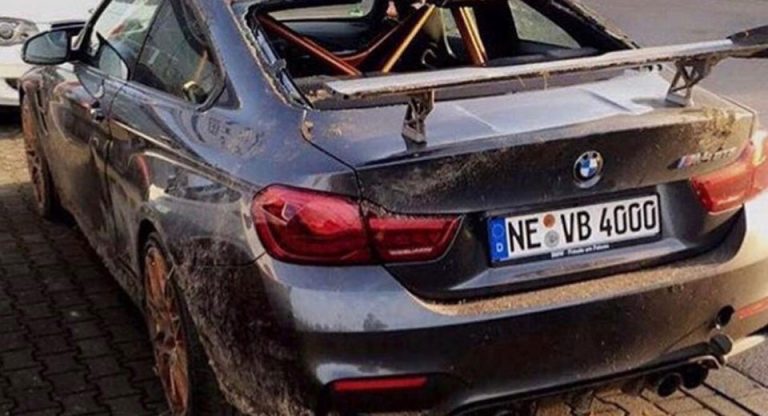 Another BMW M4 GTS Damaged After Crash | Carscoops