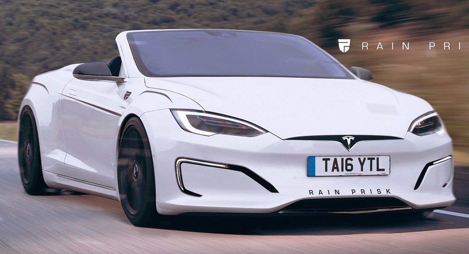 Tesla Model S Looks Pretty Sleek As A Convertible | Carscoops