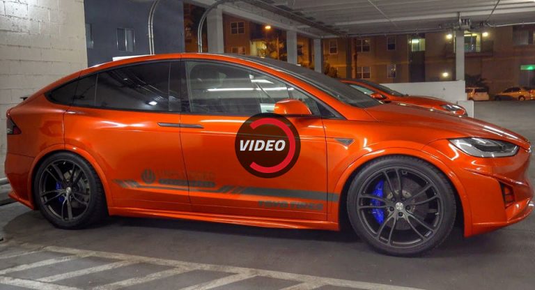 Someone Spent Nearly $70,000 Customizing This Tesla Model X | Carscoops