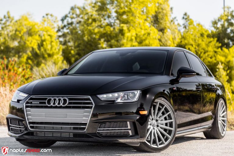 2017 Audi A4 Hunkers Down On 20″ Custom Wheels | Carscoops