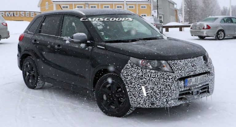 Facelifted Suzuki Vitara Scooped Snow Hunting | Carscoops
