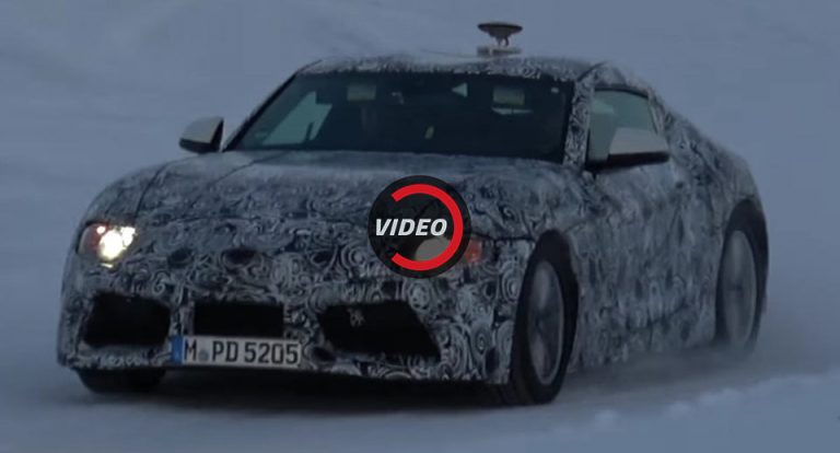 2019 Toyota Supra Shows Its Snow Sliding Abilities | Carscoops