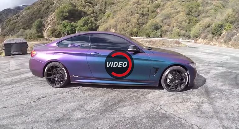 This Modified BMW 435i Has A Rather Cool Wrap | Carscoops