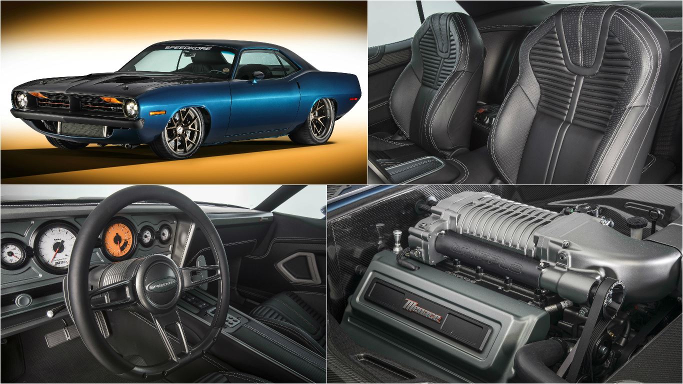 SpeedKore’s 1970 Plymouth Cuda Restomod Is A Tasteful 720HP Menace ...