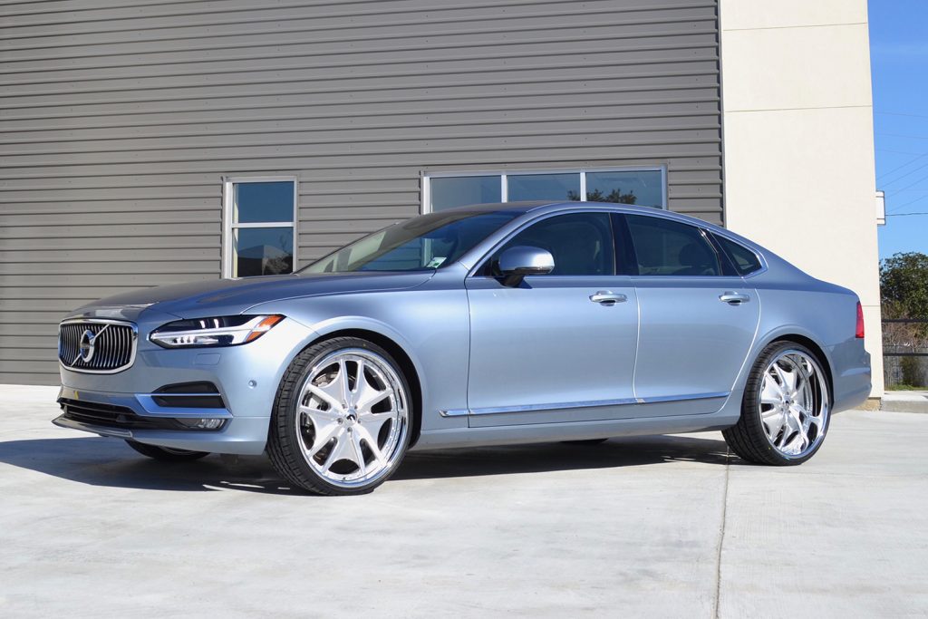 Here’s What Volvo’s New S90 Looks Like On Massive Wheels | Carscoops