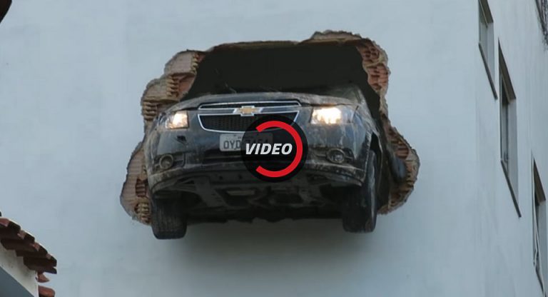 Brazilian Drives Chevy Through A Wall After Pedal Mix Up | Carscoops