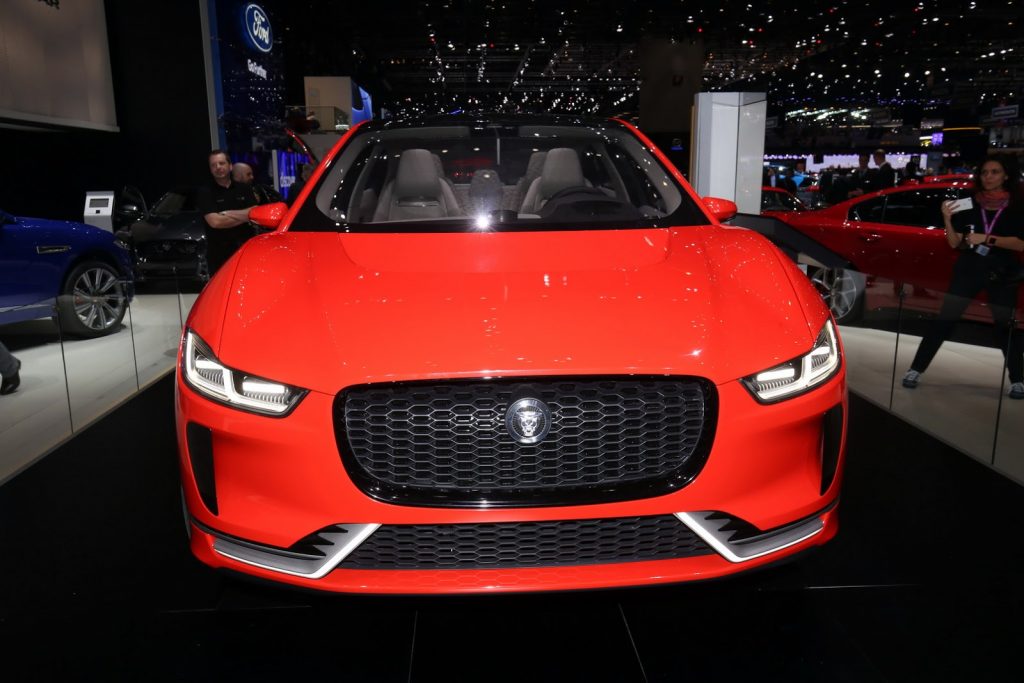 Photon Red I-PACE Concept Looks Stunning At Jaguar’s Geneva Stand ...