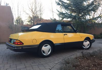 A Yellow 1991 Saab 900 SE Turbo Cabrio With A 5sp Manual Might Make ...