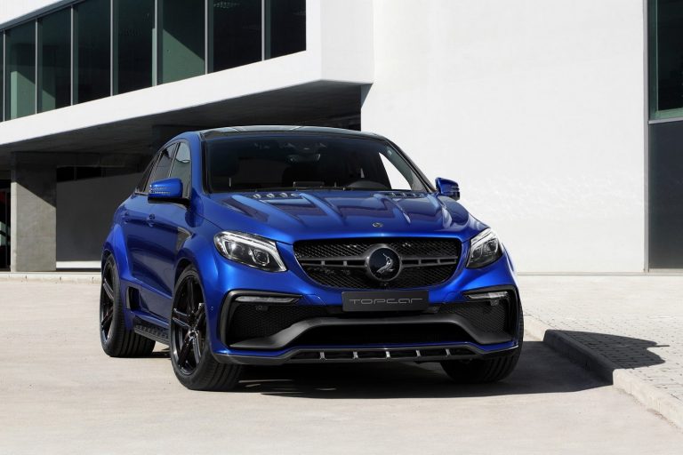 TopCar Dips Inferno-Wearing Mercedes GLE Coupe In Blue | Carscoops