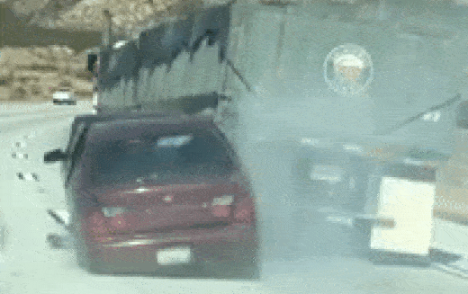 Car Dragged By Semi For Miles In California! | Carscoops