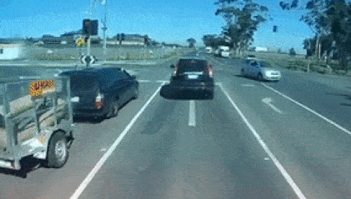 Station Wagon Runs Red Light, Gets T-Boned By Bus | Carscoops
