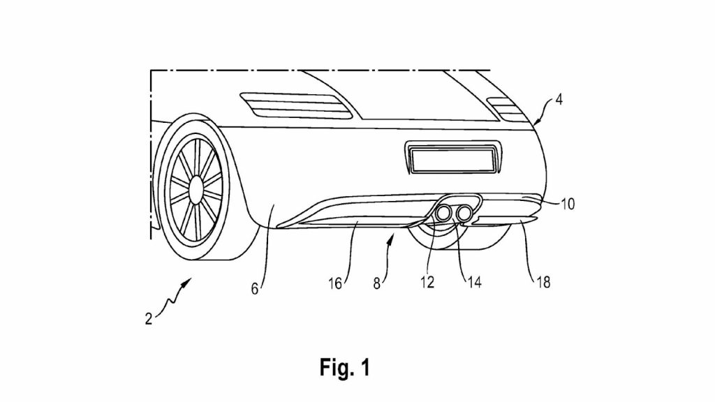 Porsche Files Patent For Unique Active Rear Diffuser | Carscoops
