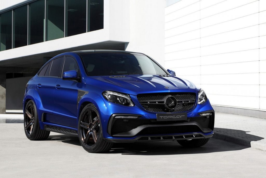 TopCar Dips Inferno-Wearing Mercedes GLE Coupe In Blue | Carscoops