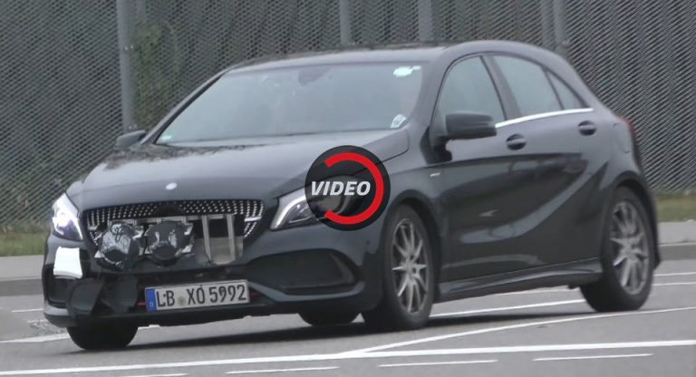 What Is This Weird Mercedes-Benz A-Class Mule Trying To Hide? | Carscoops