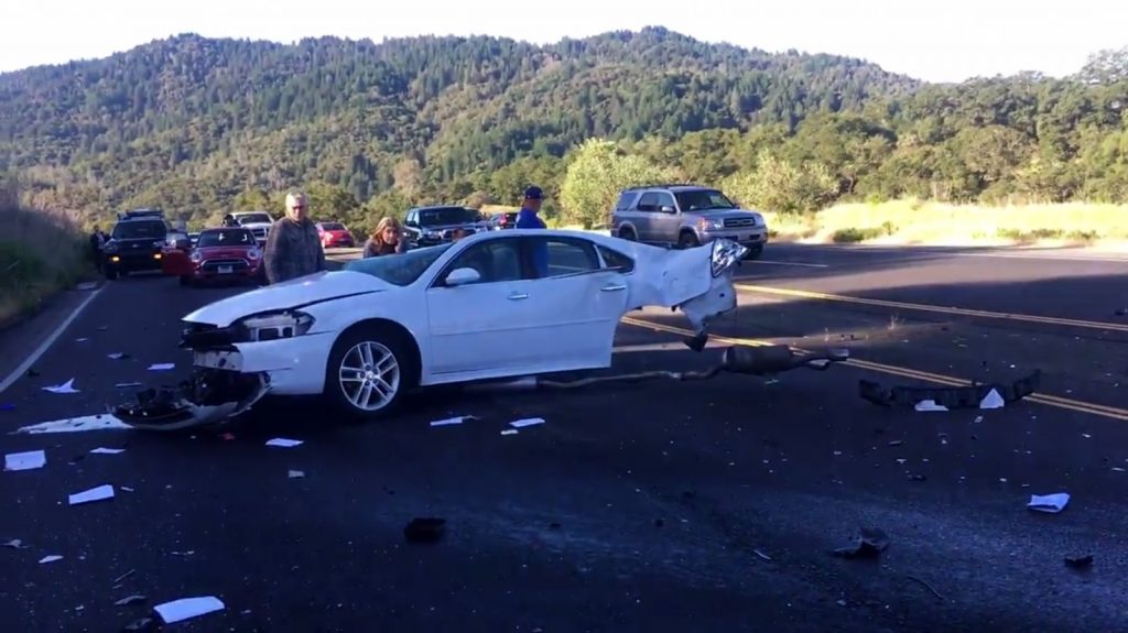 Chevy Impala Sliced In Half In Shocking Accident, Yet All Are Alive ...