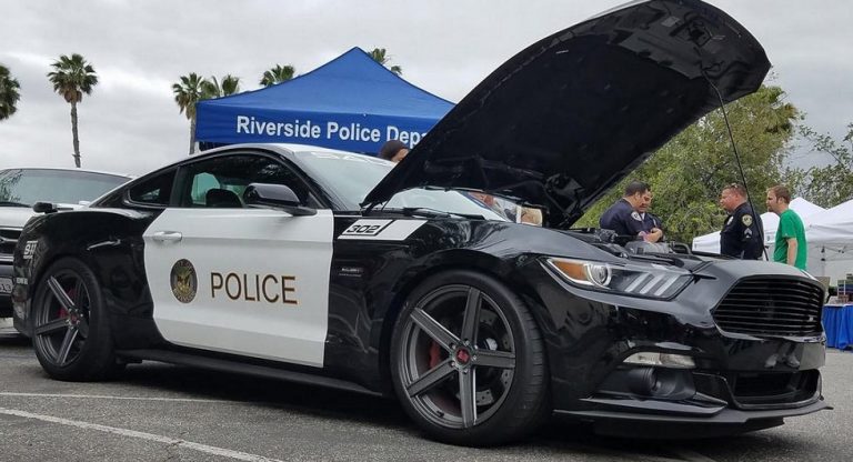 Saleen Delivers Hot 730HP Mustang Police Car To Riverside PD | Carscoops