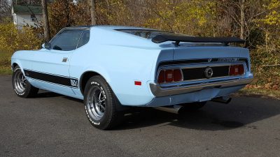 ‘Baby’ Blue 1973 Ford Mustang Mach 1 Could Be Yours For $14K | Carscoops