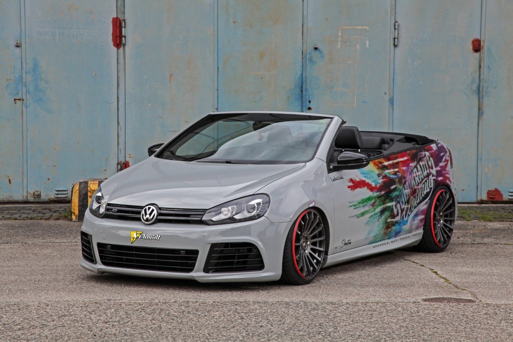 Schmidt Picks Tuned VW Golf VI Convertible To Show Off New Rims | Carscoops