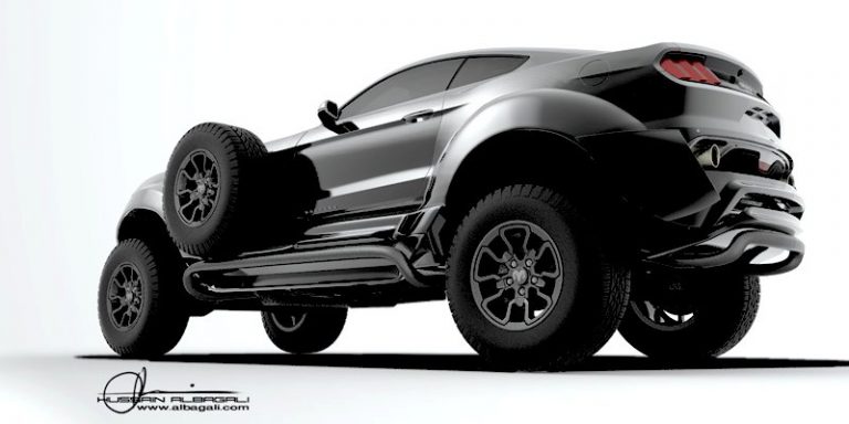 This Custom Ford Mustang Convertible Off-Roader Was Built On A Dodge ...