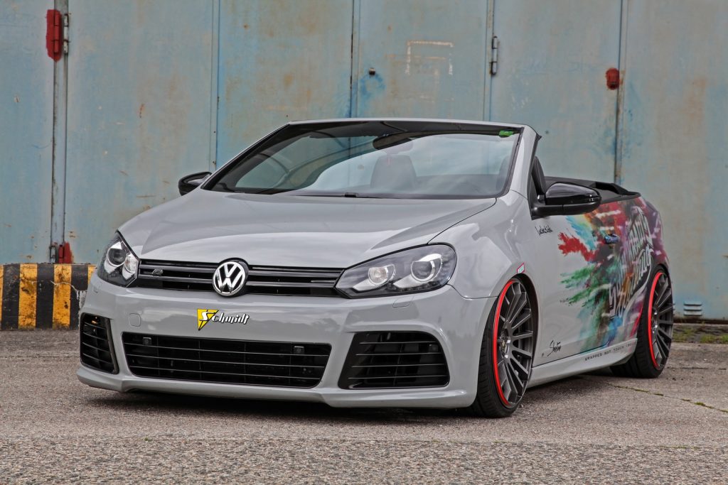 Schmidt Picks Tuned VW Golf VI Convertible To Show Off New Rims | Carscoops