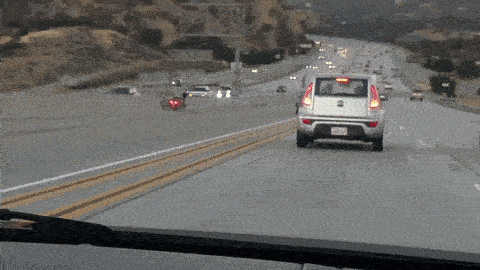 Road Rage Between Biker And Nissan Leads To Crazy Chain Reaction Crash ...