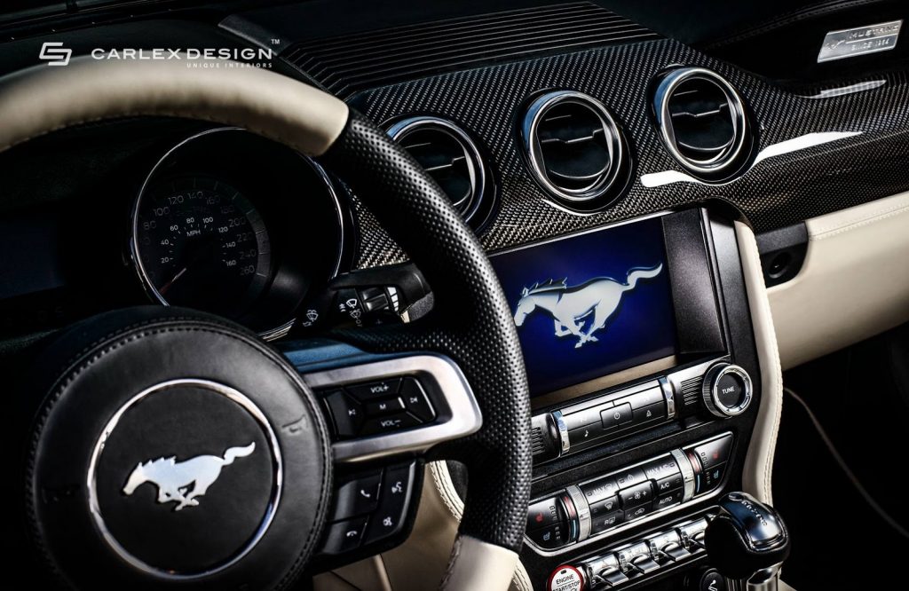 Carlex Adds Whole Lotta Leather And Carbon To Mustang GT Interior ...