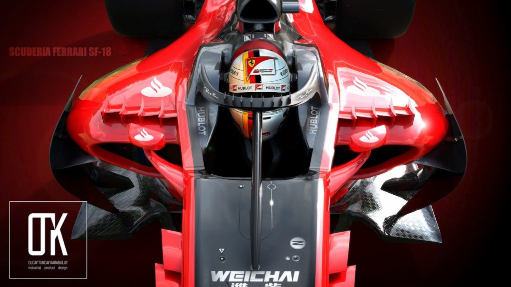 Next Year’s Ferrari F1 Car Gets Rendered With Halo Protection | Carscoops