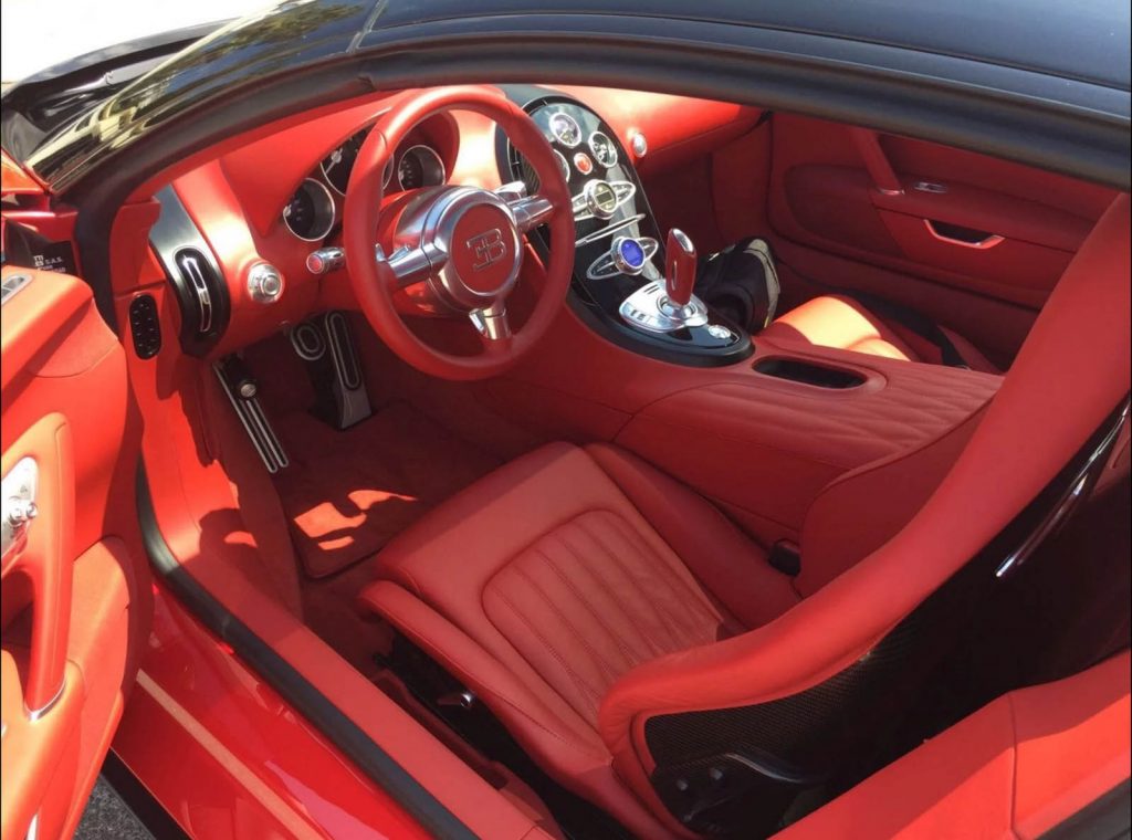 Deep Down, This Red Bugatti Veyron Grand Sport Is Actually Blue | Carscoops