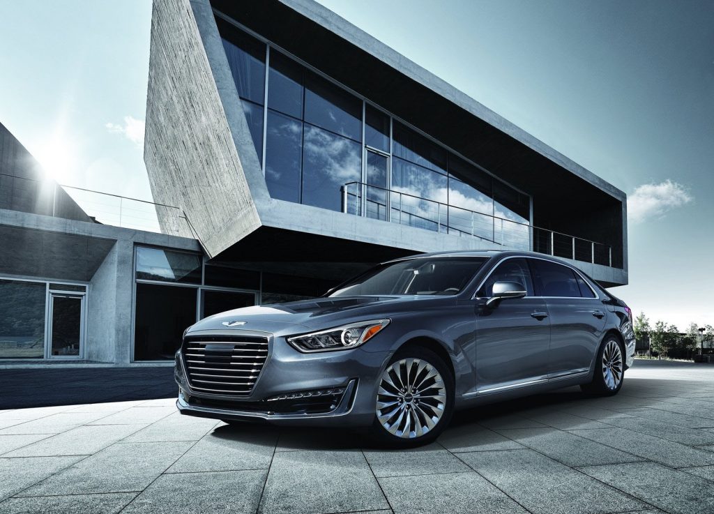 2020 Genesis G90 Facelift Teased With A New Front Fascia | Carscoops