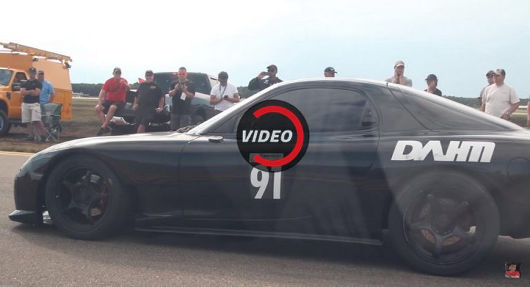 Rob Dahm’s Three-Rotor RX-7 Just Broke The Rotary Half-Mile Record ...