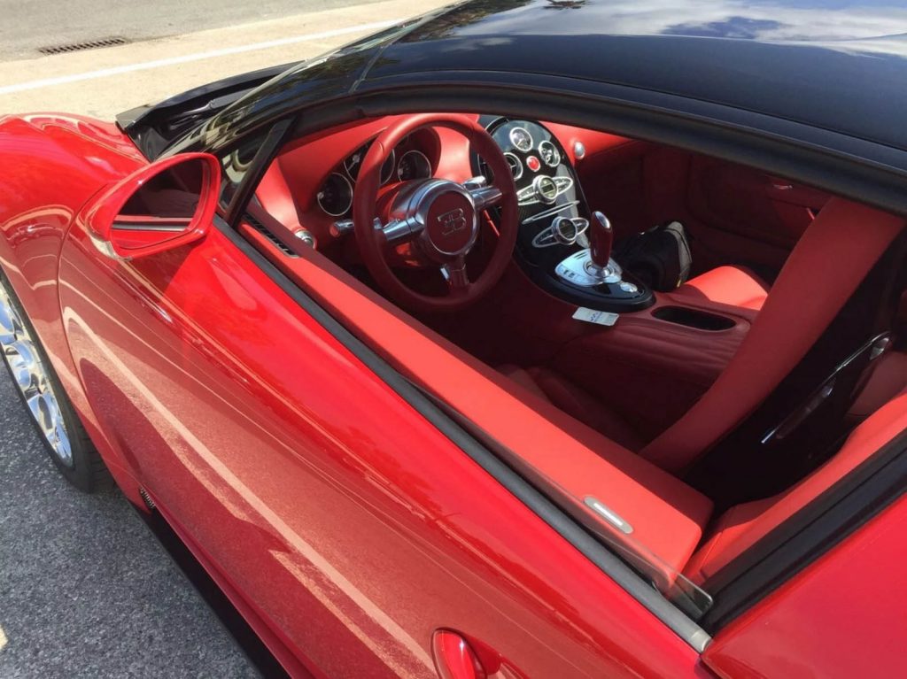 Deep Down, This Red Bugatti Veyron Grand Sport Is Actually Blue | Carscoops