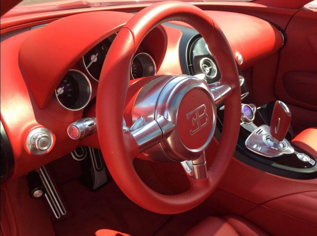 Deep Down, This Red Bugatti Veyron Grand Sport Is Actually Blue | Carscoops