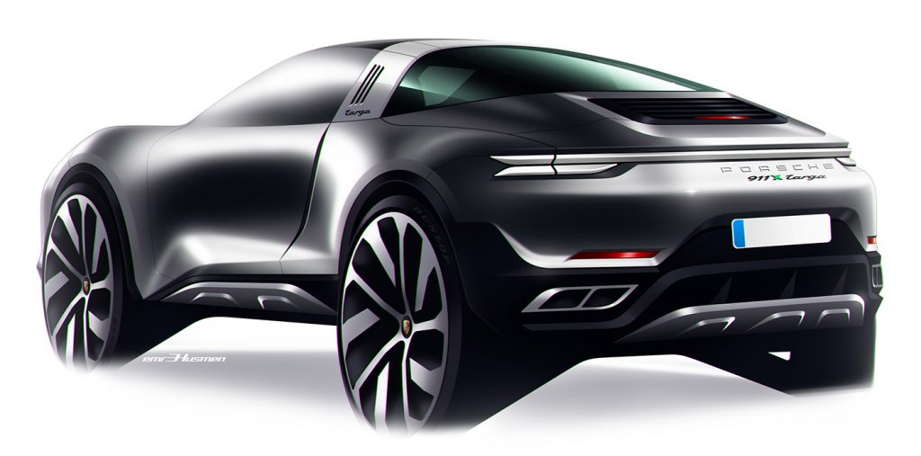 Porsche 911X Targa Is A Stylish Virtual Crossover | Carscoops