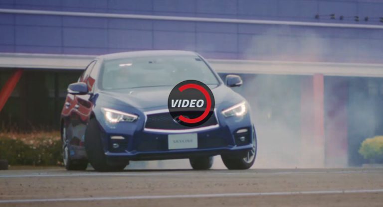 Infiniti Tries To Replicate A Painting By Drifting A Q50 In JDM Spot ...