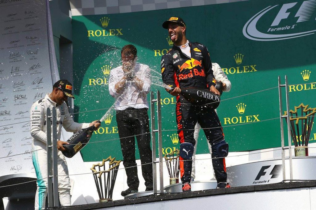 F1 Race Winners Sip From $3,000 Carbon-Fiber Bottles Of Champagne ...