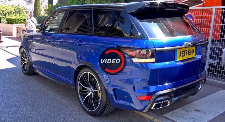 Overfinch-Tuned Range Rover Sport SVR Draws Crowds In Monaco | Carscoops