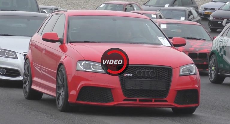 Tuned Audi RS3 Sportback Turns The Drag Strip Into Its Own Playground ...