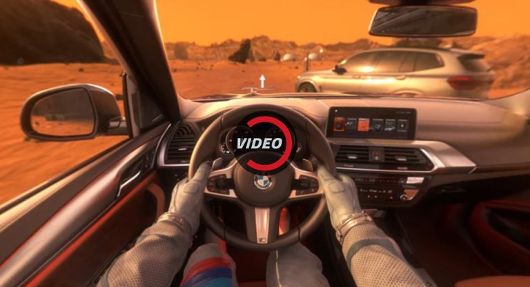 New BMW X3 Goes To Mars For A Virtual Test Drive | Carscoops