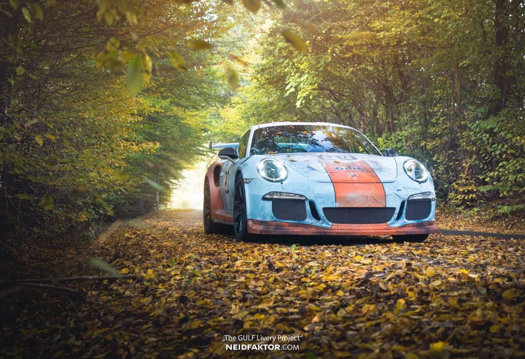 Porsche 911 GT3 RS Poses With Rusty Gulf Livery | Carscoops