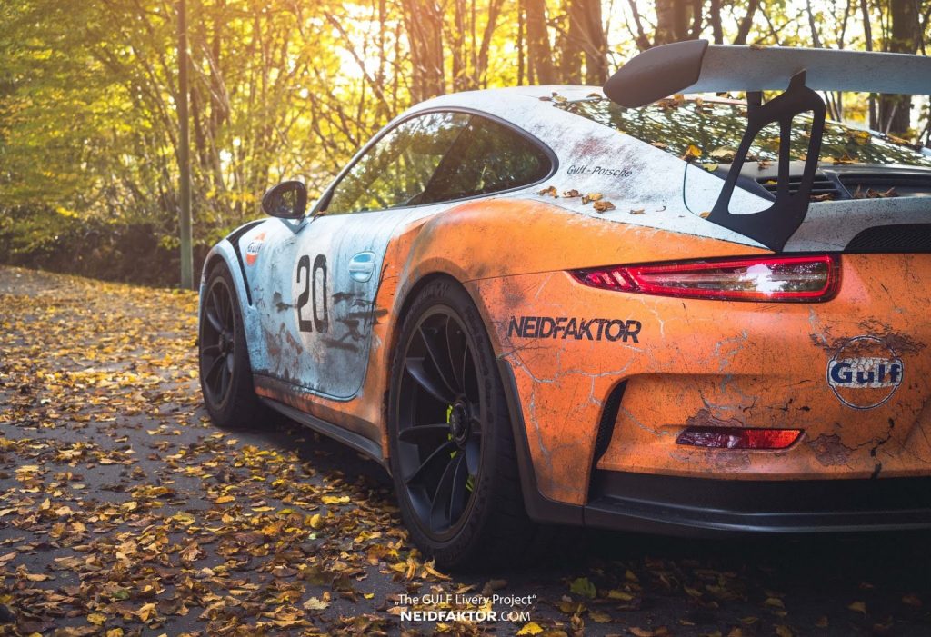 Porsche 911 GT3 RS Poses With Rusty Gulf Livery | Carscoops