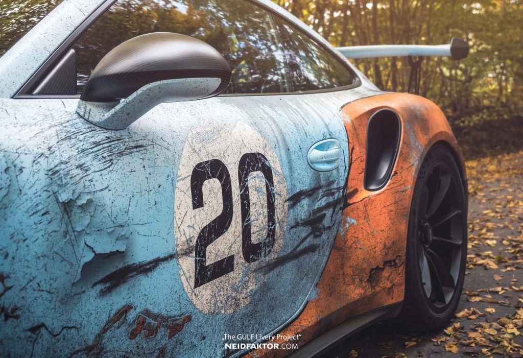 Porsche 911 GT3 RS Poses With Rusty Gulf Livery | Carscoops