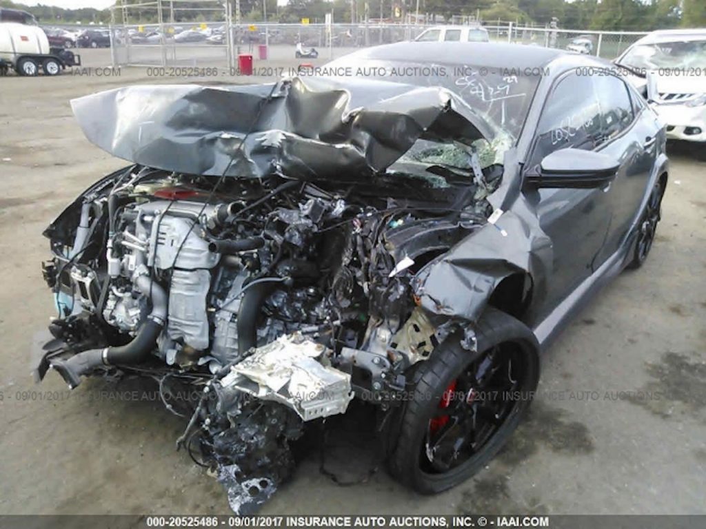 Wrecked 2018 Honda Civic Type R Is A Horrible Sight | Carscoops