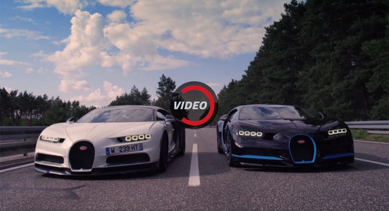 Bugatti Filmed The Chiron’s Record Run With A Second Chiron | Carscoops
