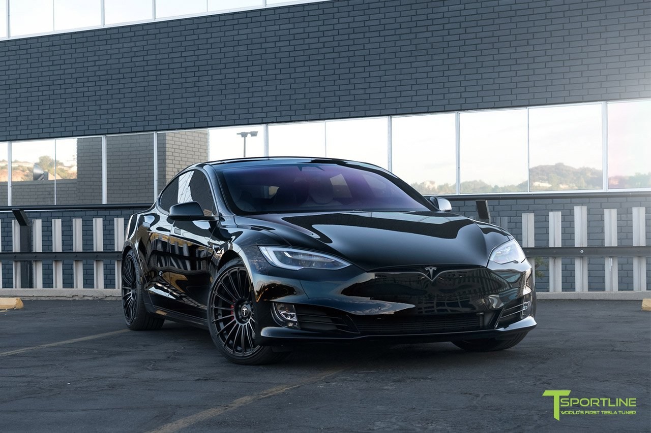 T Sportline Unveils A Sporty Tesla Model S P100D | Carscoops